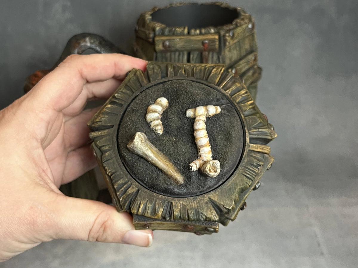 Coffin/Grave Digger Hand-painted Dice/Storage Box – Geeky Tendencies