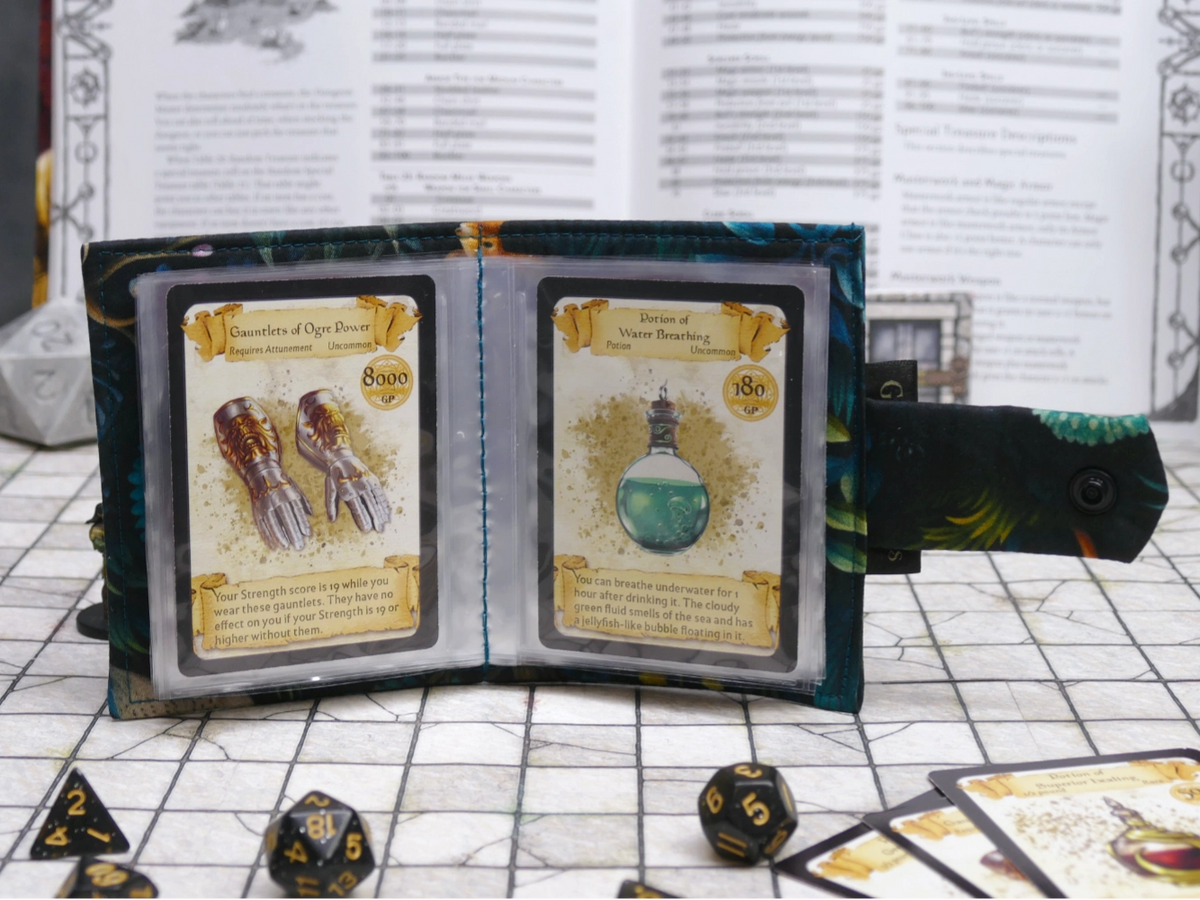 Enchanted Forest Druid Card Album/Spell book 18-24 pages – Geeky Tendencies